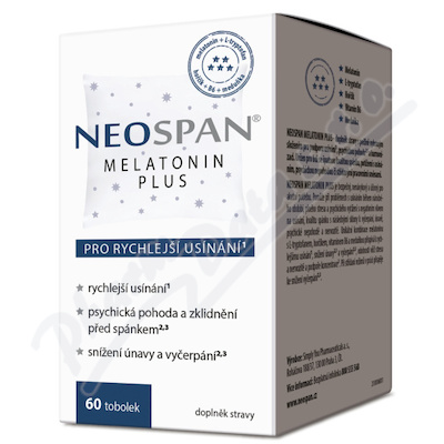 NEOSPAN melatonin plus 60 tob. | MEDINE - online a kamenná lékárna.